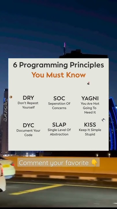 06 programming principle 🙂 #youtubeshorts #computerscience #programmer #coding - YouTube