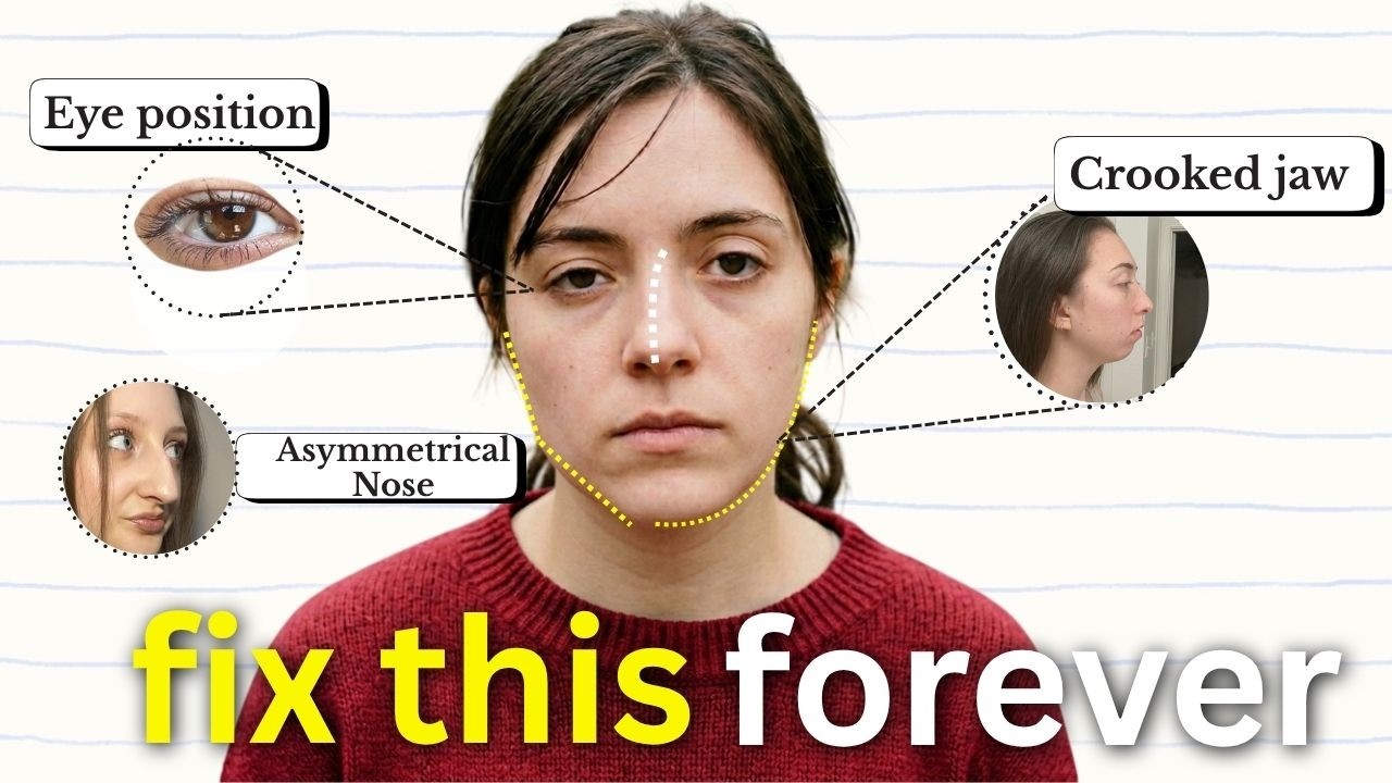 How To Fix Jaw & Face Asymmetry FOREVER - YouTube