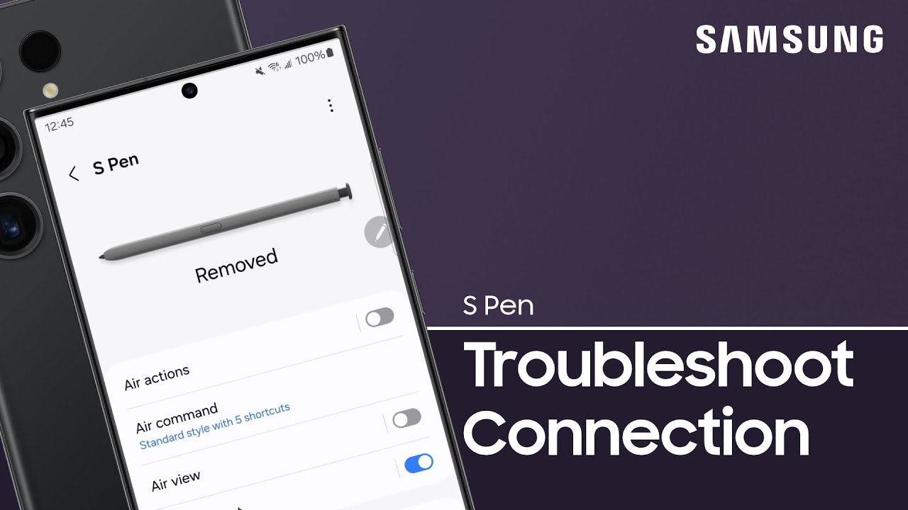 Troubleshooting S Pen connections | Samsung US - YouTube