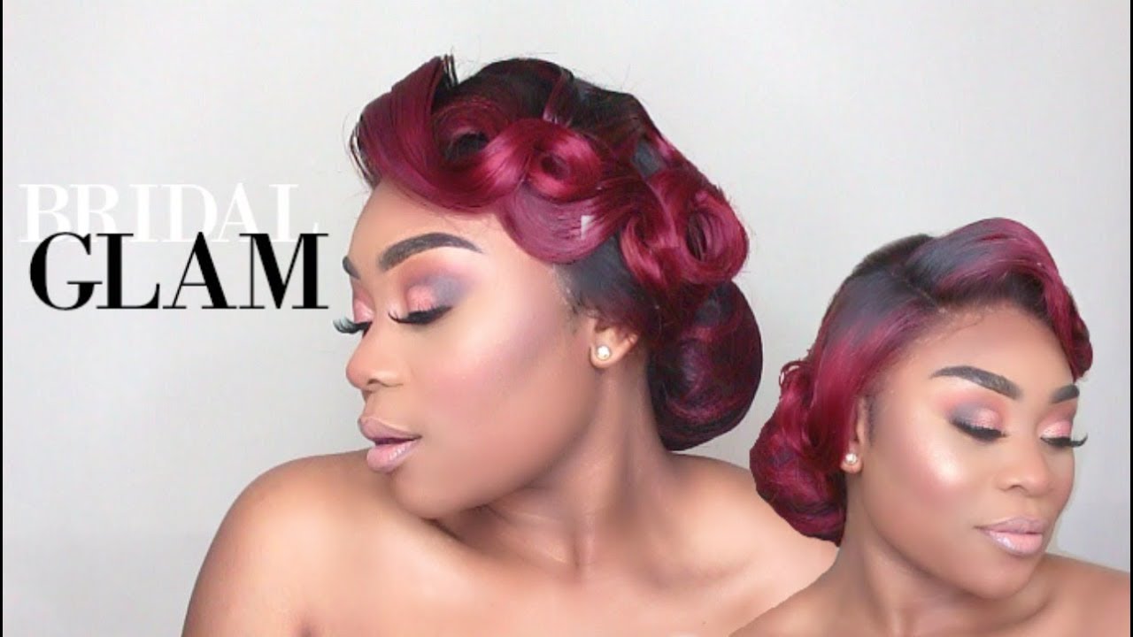 WEDDING BELLS ARE RINGING!!! | SUPER GLAM BRIDAL LOOK | NISSY TEE - YouTube