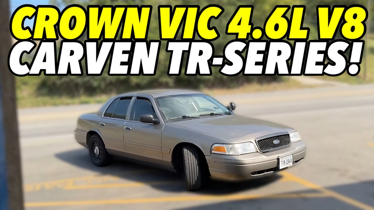 2008 Ford Crown Vic PI 4.6L V8 Exhaust Sound w/ CARVEN TR-SERIES ...