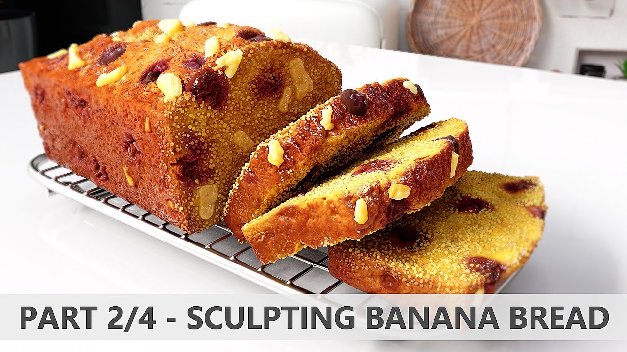 Creating Blueberry and Walnut Banana Bread Part 2 of 4 - YouTube