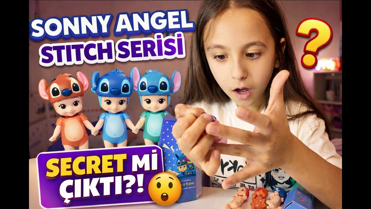 SONNY ANGEL STITCH SERİSİ AÇTIM! 😱 | SECRET ÇIKTI MI? - YouTube