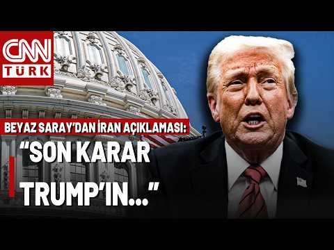 SON DAKİKA🚨Beyaz Saray'dan İran Gerilimine Dair Açıklama! \