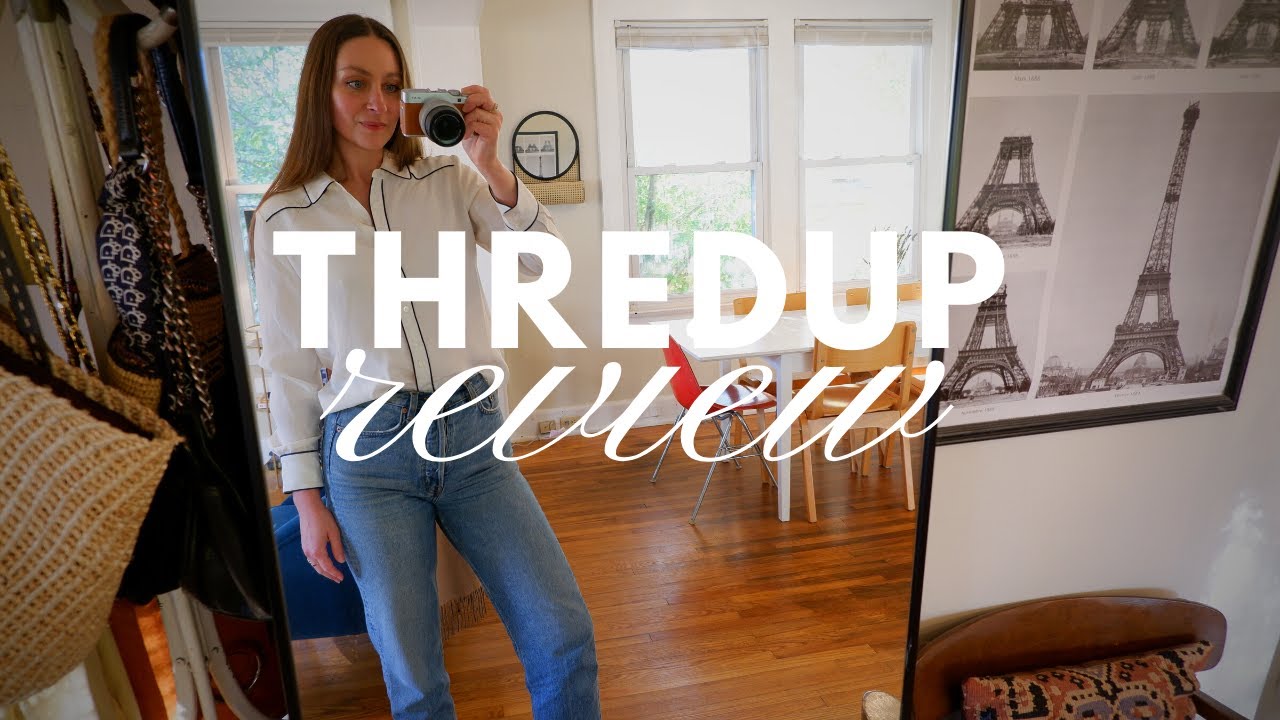 fall thrift haul | scoring some major finds from thredup - YouTube