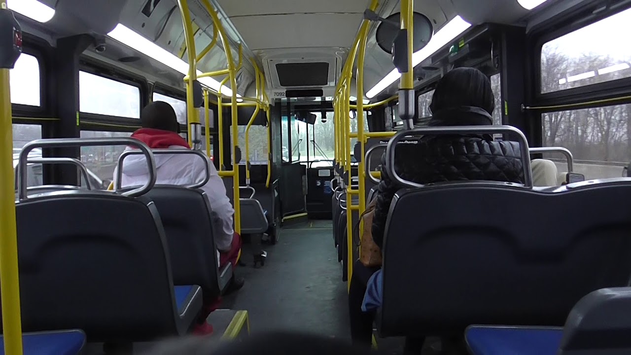 NYCT Bus: New Flyer Xcelsior XD40 7092 B15 Bus Ride to Lefferts ...