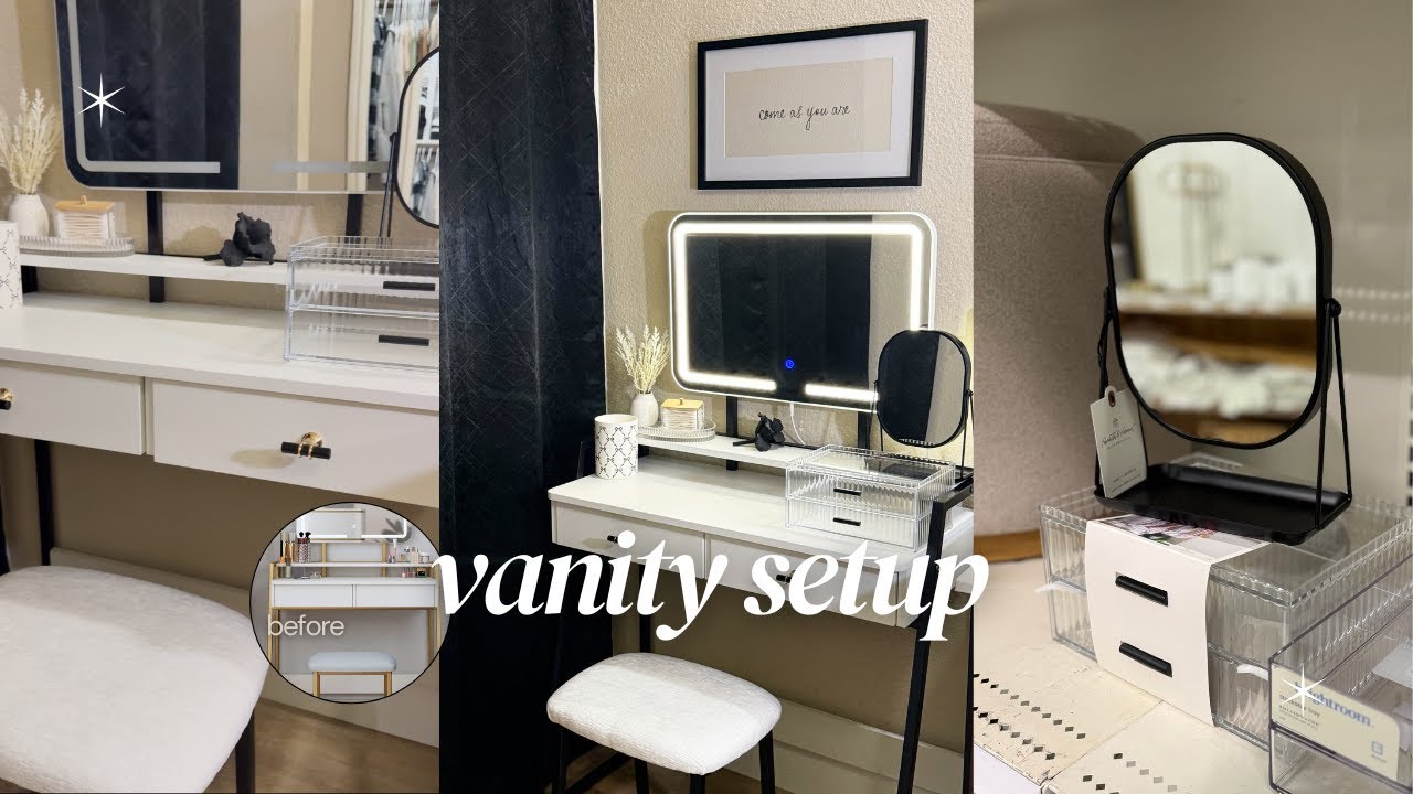 Small Vanity Setup: Organization Ideas, Aesthetic & Affordable Makeup ...