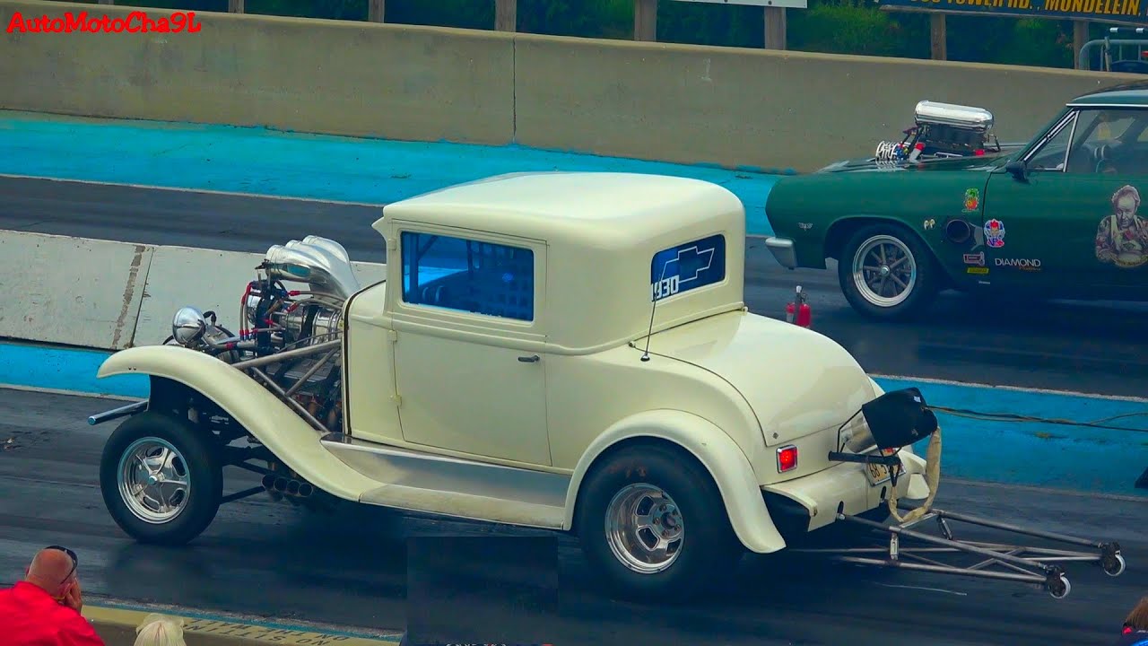 DRAG RACING OLD SCHOOL CARS JET CARS GASSERS 1320 Legends NOSTALGIA ...