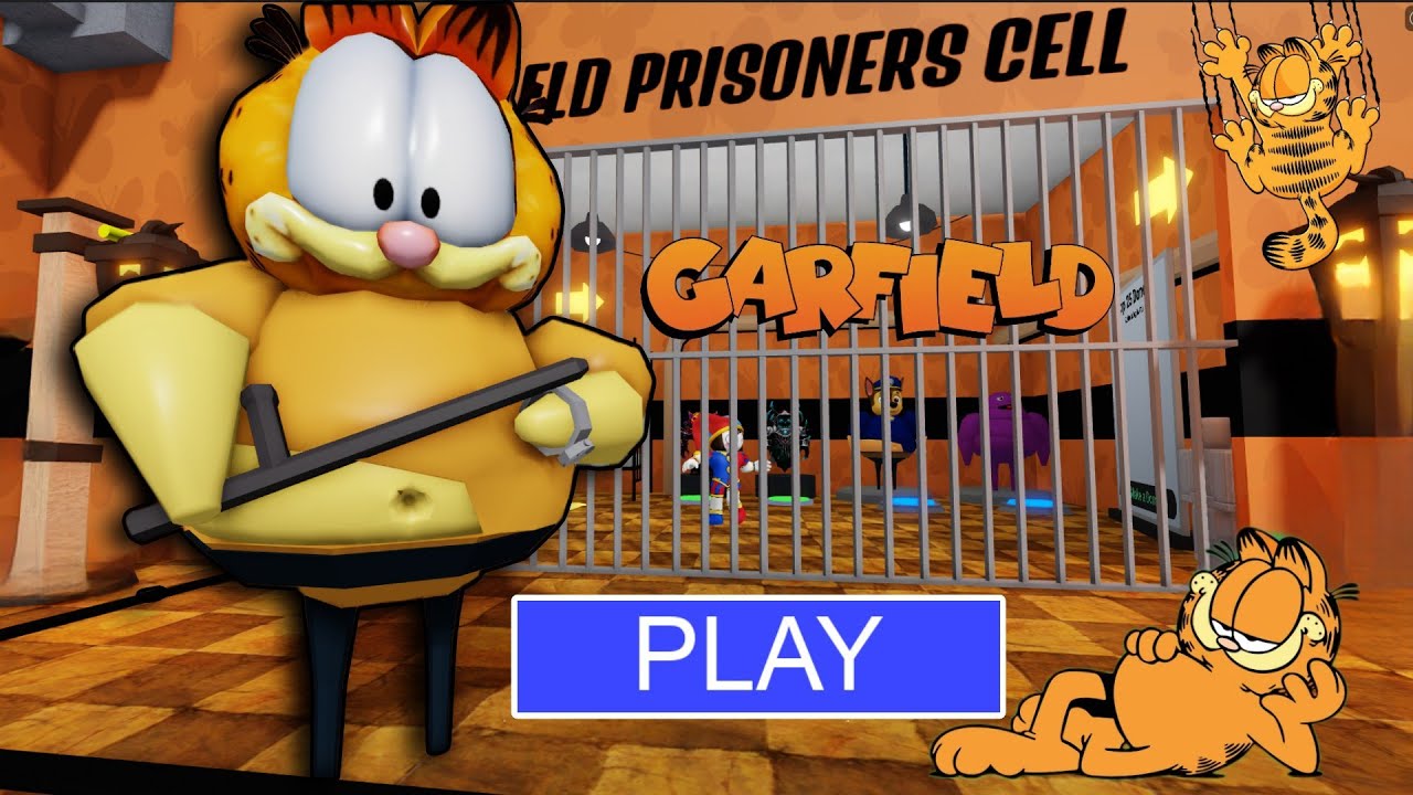 ROBLOX - [🏭NEW!] GARFIELD BARRY'S PRISON RUN ( OBBY! ) #4k # ...