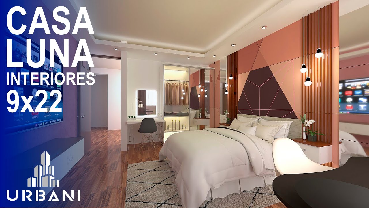 VIVIENDA UNIFAMILIAR CON SEMISÓTANO DE 9X22 METROS / 3 PISOS / DIST ...