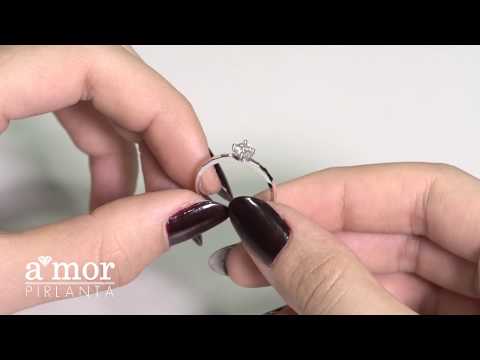 Amor Pırlanta - 0,30 Karat Pırlanta Tektaş Yüzük Amor In Via-6191