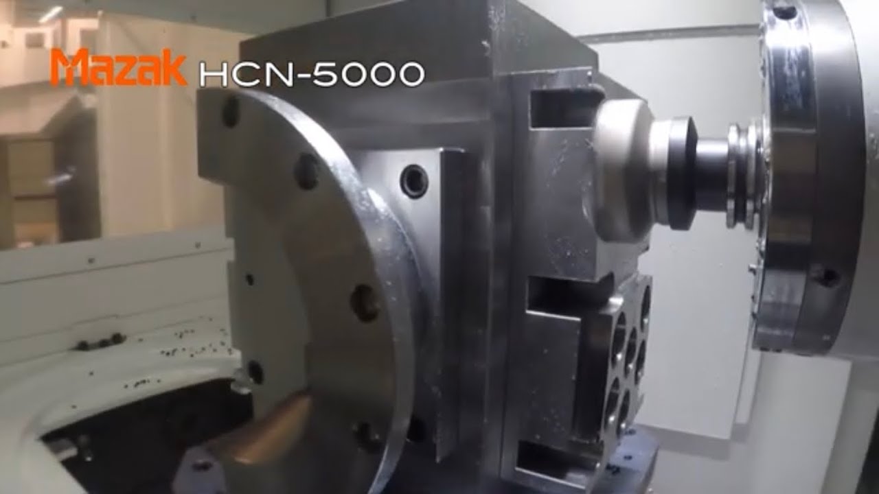 Mazak HCN-5000 mit MPP | Palattenspeichersystem | Orbit Machining - YouTube