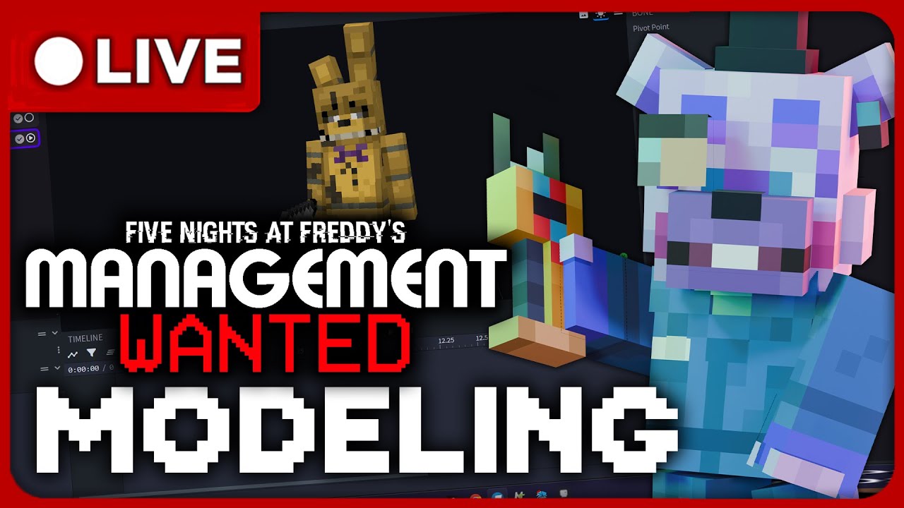 🔴Modeling Animatronics🔴| FNAF: Management Wanted!🐻 - YouTube