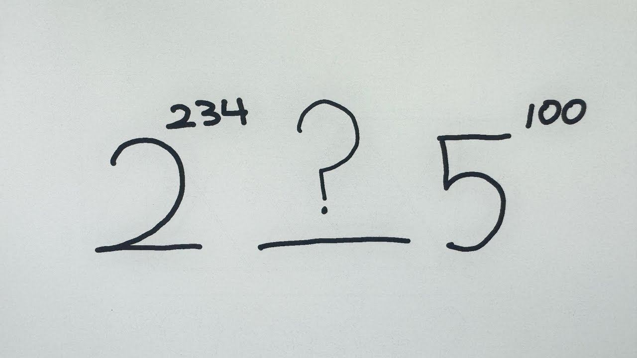 Q57 | Math Olympiad | Algebra | Using Fractions to Compare Exponents | Exponent and Power Tricks ...