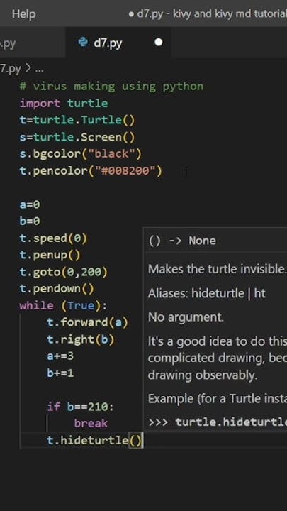 making corona virus using python || support me || video in my ...