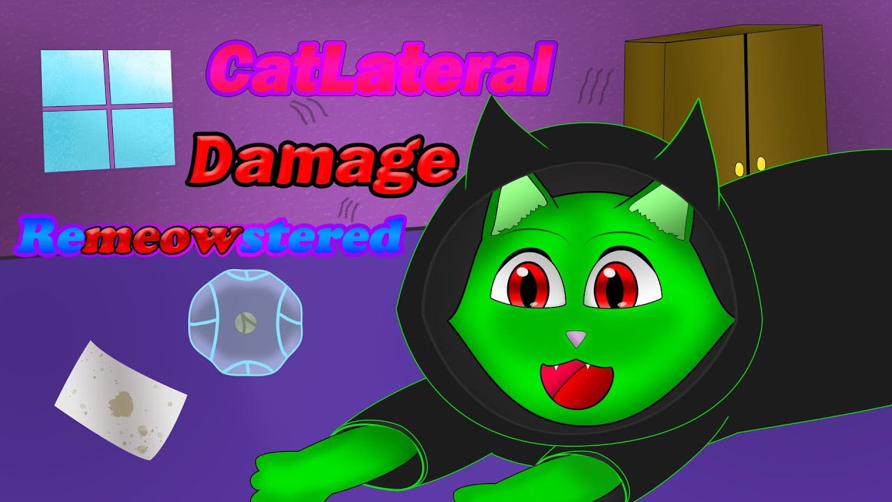 CATlateral Damage ReMEOWstered| I became A CAT!? |Cat Playthrough - YouTube