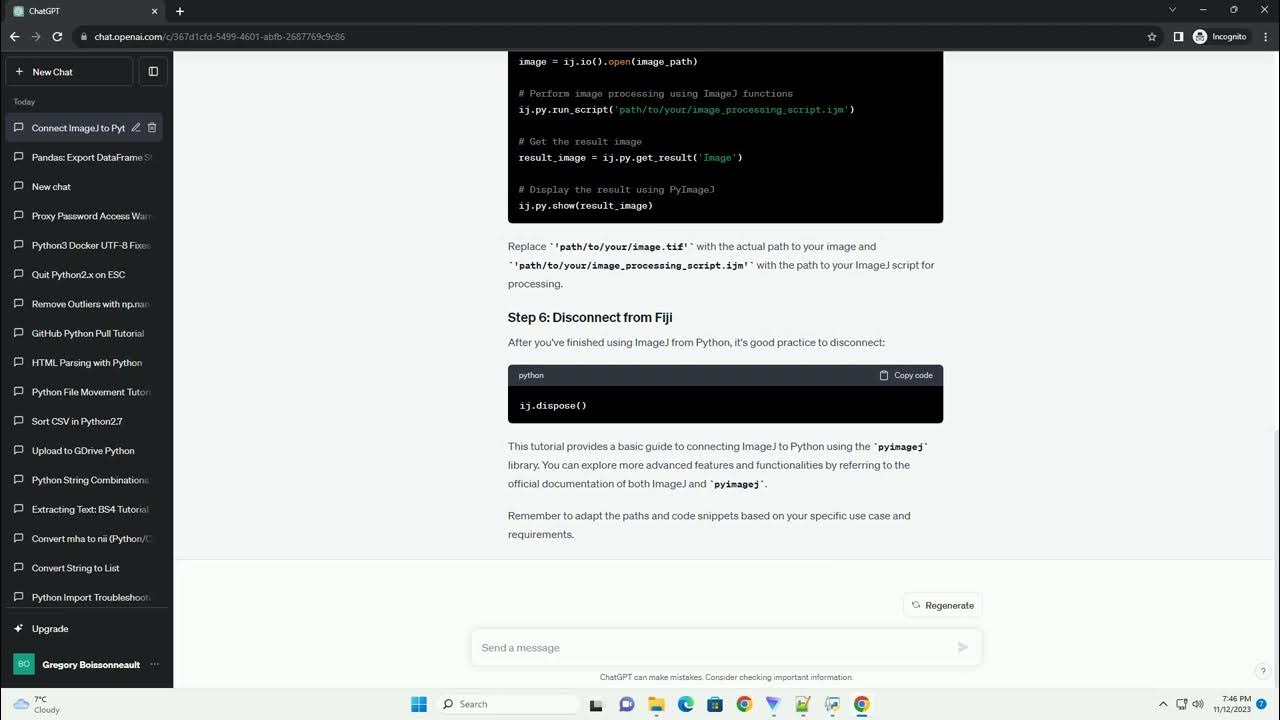 How to connect ImageJ to python - YouTube