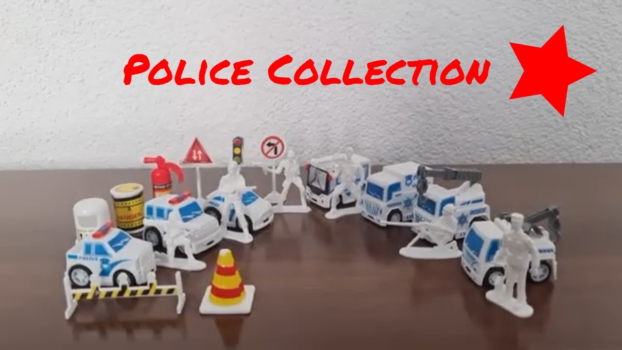Box Full Of Police Car / Large Collection Of Police Cars / Super Police ...