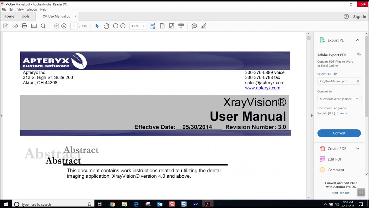Training: Apteryx XrayVision 4: Online Support and Users' Manual - YouTube