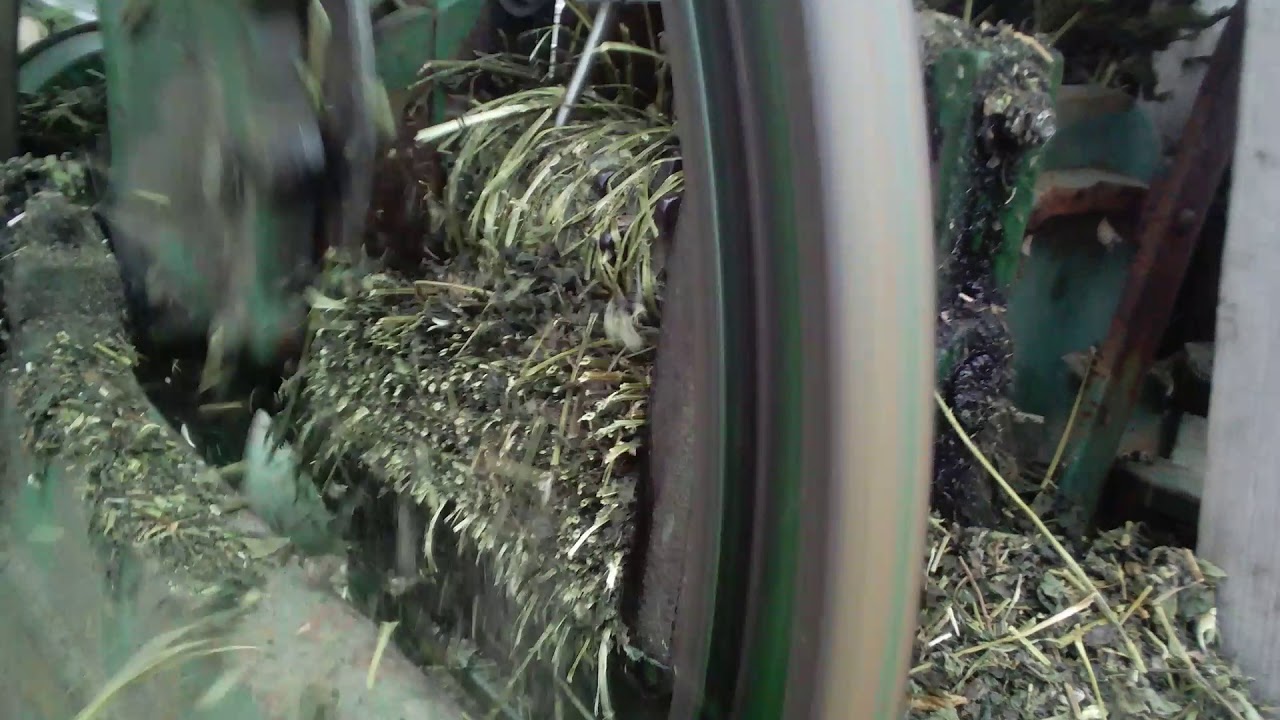 homemade machine (hay cutting) 2 - YouTube