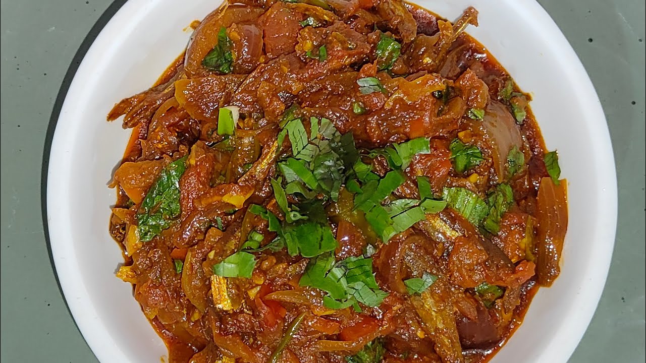 DRY Fish With Tomato | Small dried fish recipe | DRY FISH 🐟 - YouTube