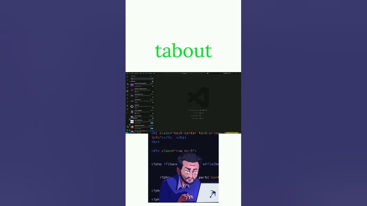 🚀 Code 2x Faster in VS Code with This Hidden Extension! | TabOut Shortcut 💡 #technology # ...