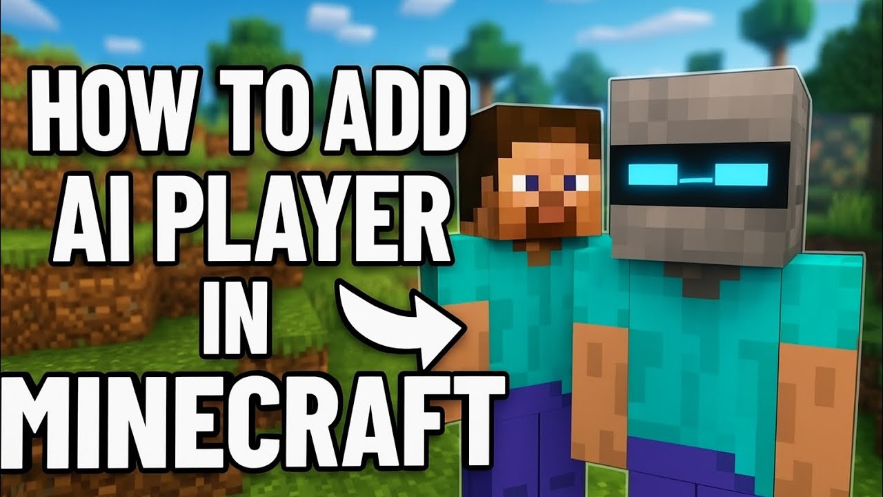 How To Add AI Player in Minecraft (No Mods, No Plugins! ) - YouTube