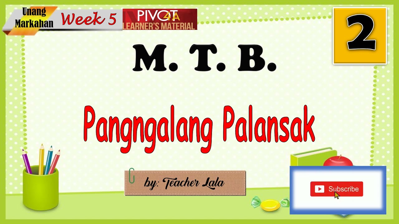 Pangngalang Palansak - YouTube