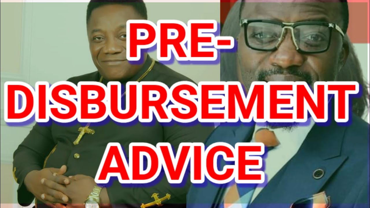 Grant disbursement update, pre disbursement Advice to the grant ...