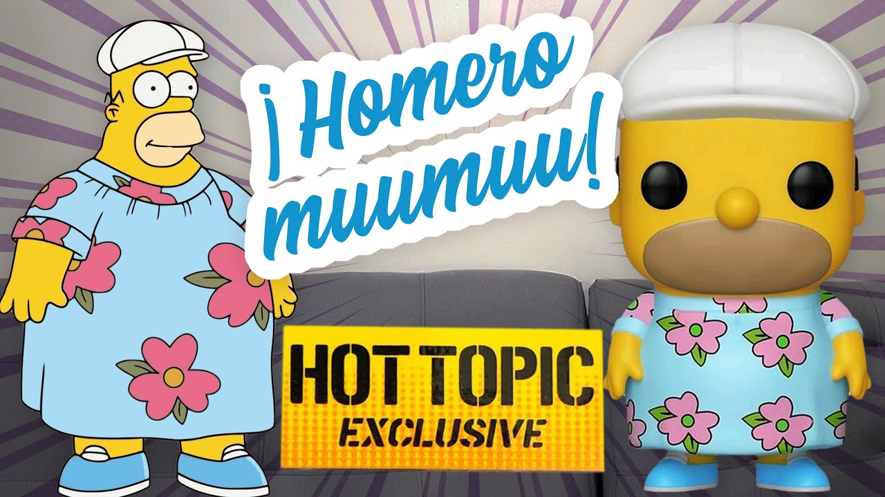 ¡Funko Pop Homero Simpson! Unboxing - Homero Muumuu Hot Topic Este es ...