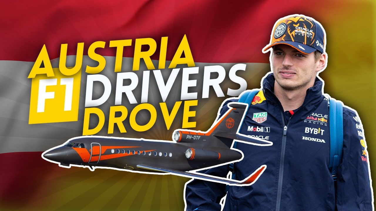 What the F1 DRIVERS DROVE to the 2024 AUSTRIAN GP - YouTube