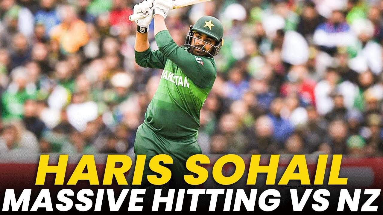 Haris Sohail Massive Hitting Against New Zealand | PCB | MA2L - YouTube