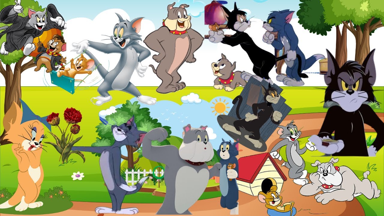 Hilarious Tom and Jerry Fun: Spike, Tom's Friend, and Jerry's Friend ...