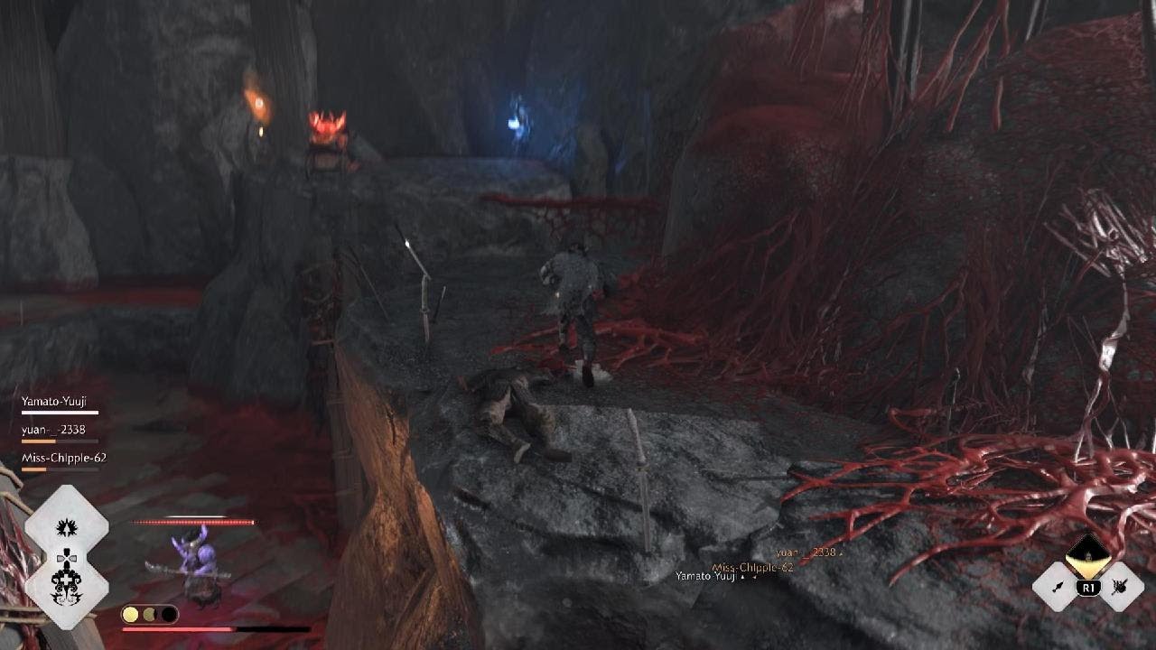 Ghost of Tsushima Fortress Gate Blue Totem Break - YouTube