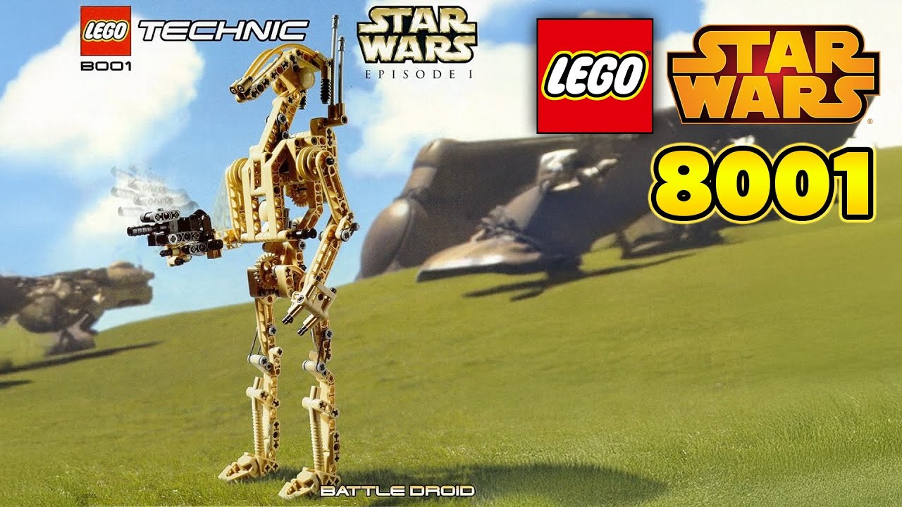 Construction du Droïde de combat Lego Star Wars Technic ! Set 8001 ...