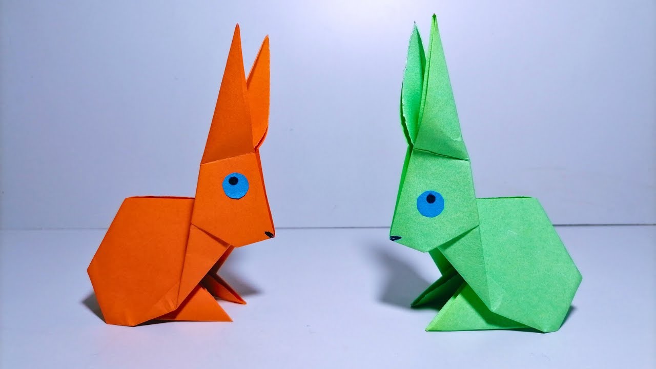How to make rabbit with paper। rabbit making with paper। Easy paper ...