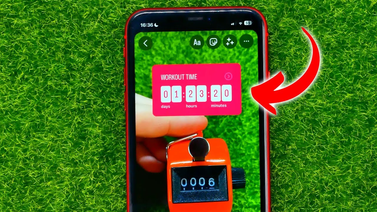 How to Put Countdown Timer on Instagram Story - YouTube