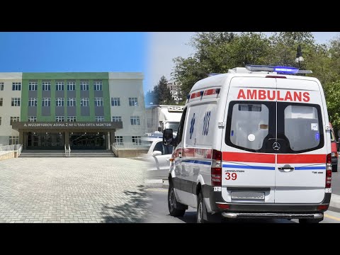 Sarayda şagird məktəb binasından yıxıldı