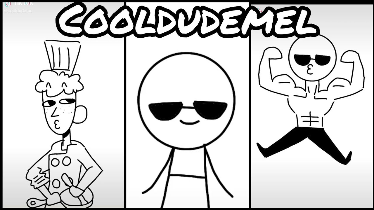 Cool Dude Mel | TikTok Animation Compilation from @cooldudemel - YouTube