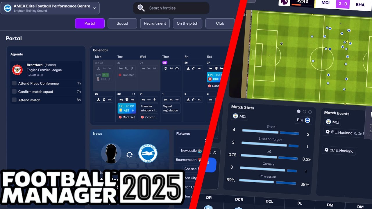 ¡PRIMERAS IMAGENES DE FOOTBALL MANAGER 2025 EN ESPAÑOL! - YouTube