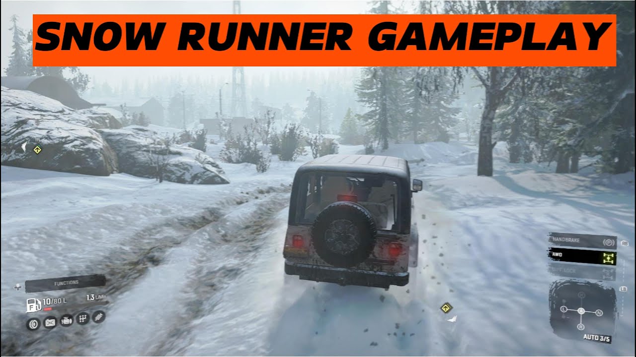 SNOW RUNNER 😍😍 GAMEPLAY - YouTube
