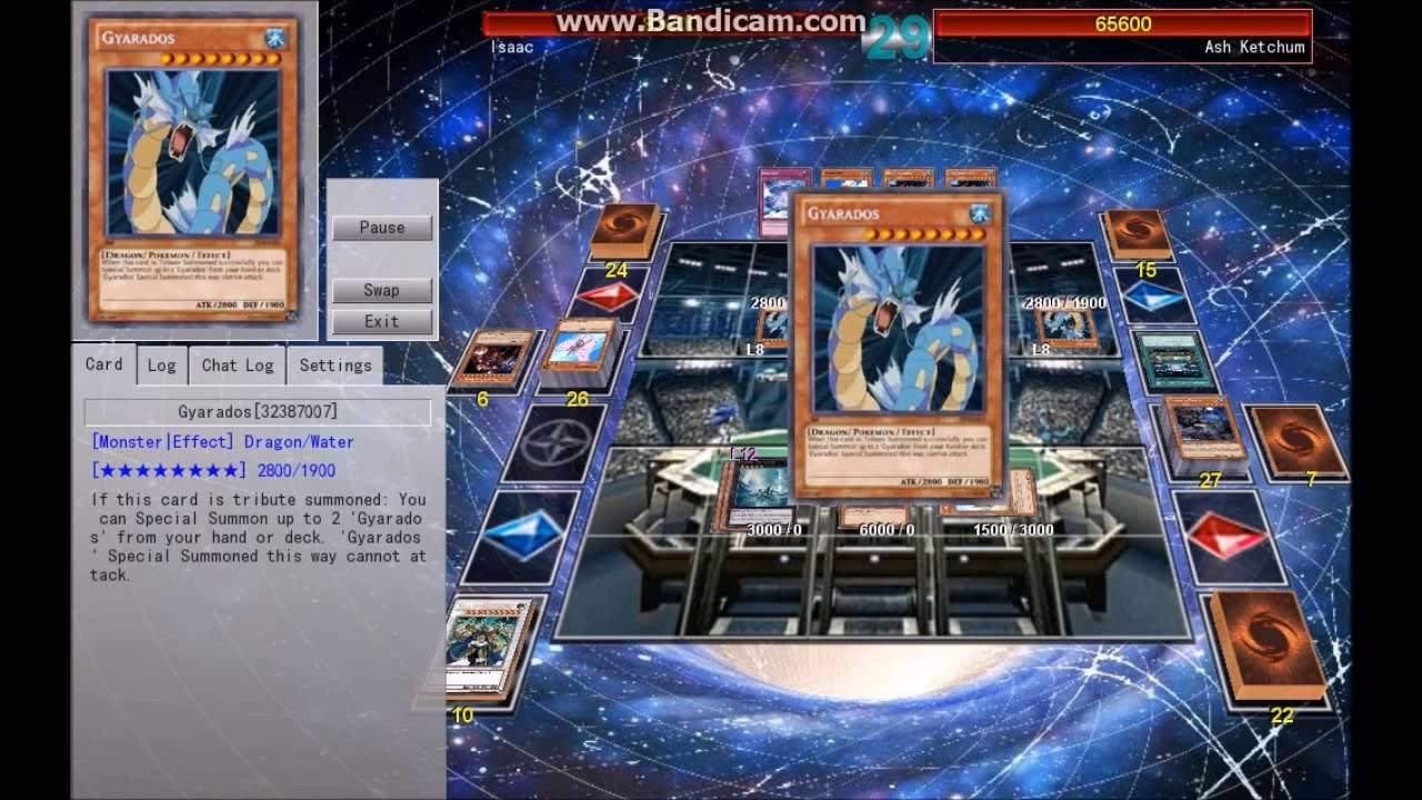 YGOPro Custom Card 100,000 LP Tag Duel (D.D. Dragons and Sharks vs. Pokemon and FFX) - YouTube