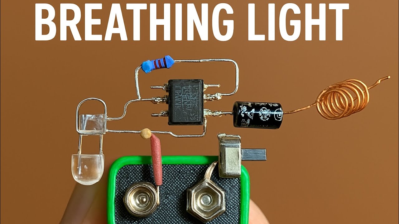 Đèn LED Nháy Hơi Thở Siêu Đơn Giản | Simple Breathing LED Circuit ...