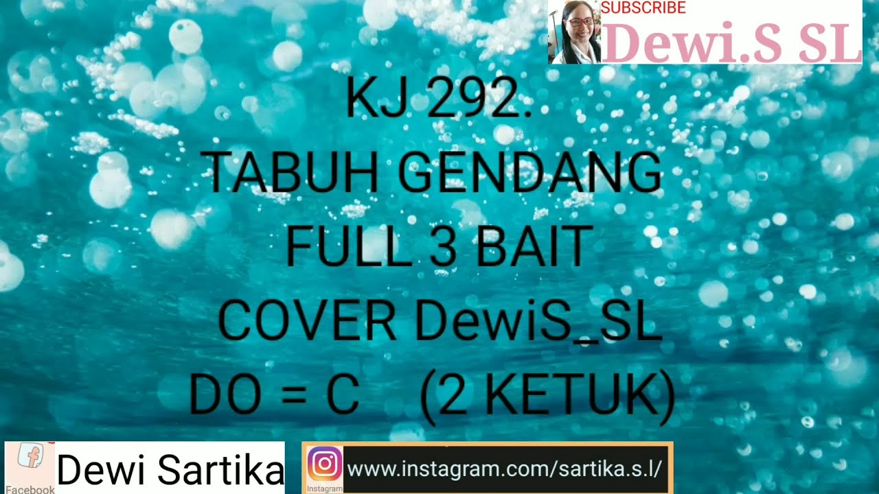 kj 292. Tabuh Gendang Cover DewiS_SL - YouTube