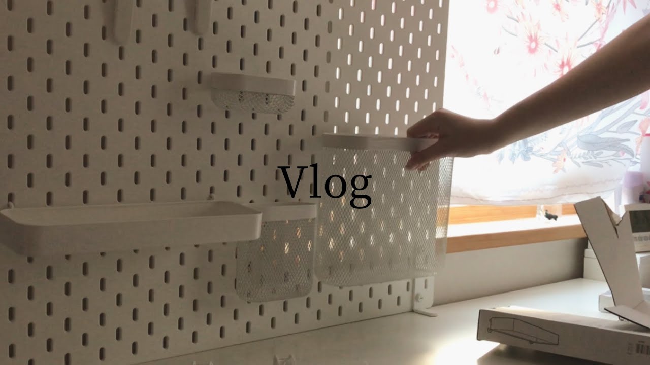 【vlog】朝型になりたい超夜型社会人の8月前半/desk make over🪛/テレワーク💻 - YouTube