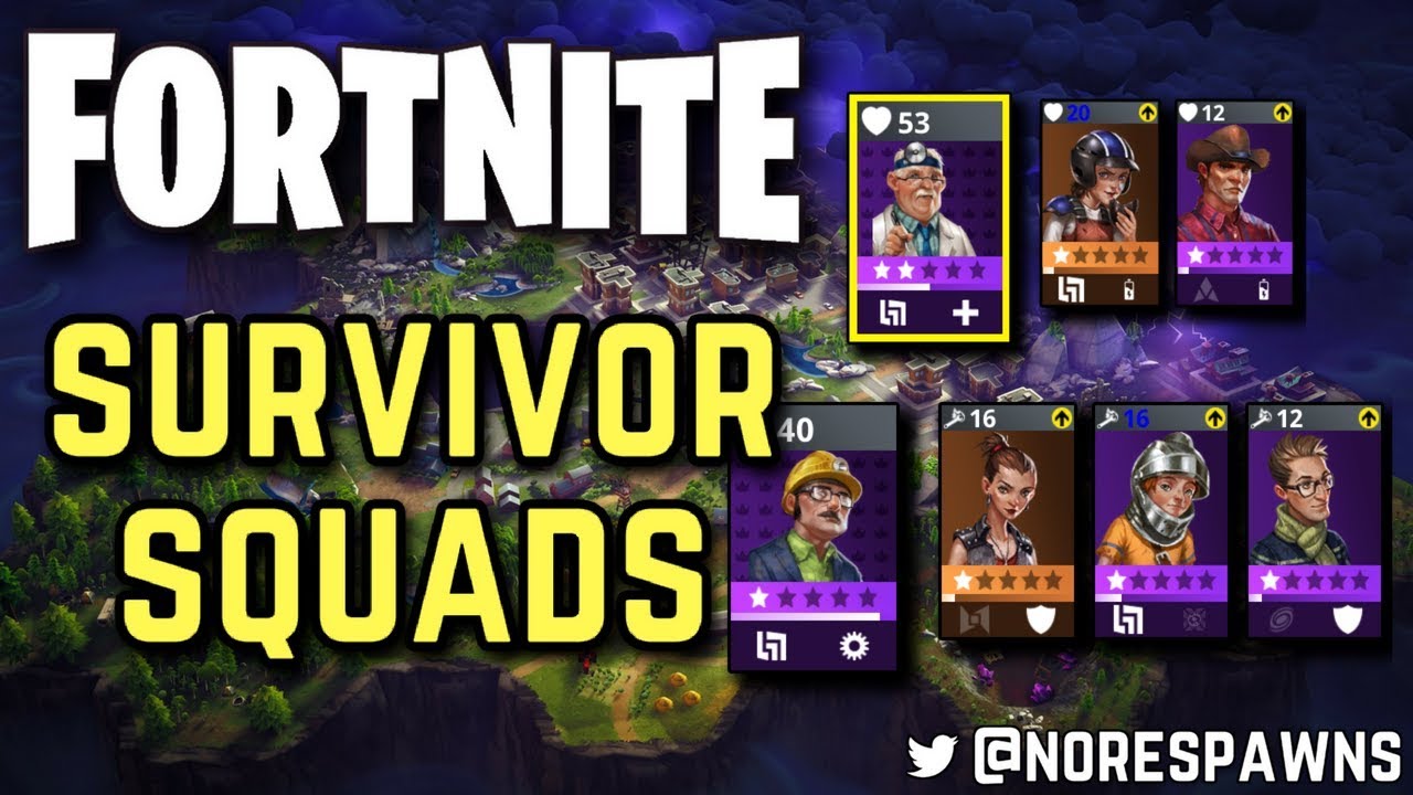Fortnite - Survivor Squads Basics & Synergy Tips - YouTube