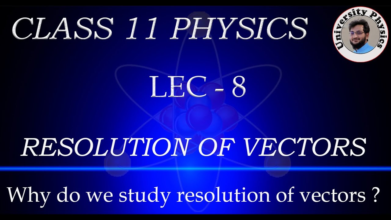 Resolution of vectors | Class 11 Physics - YouTube