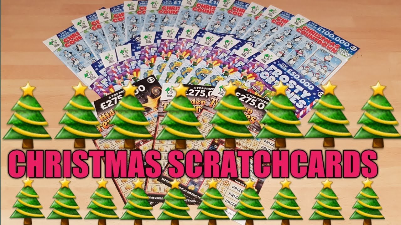 NEW CHRISTMAS SCRATCHCARDS - YouTube
