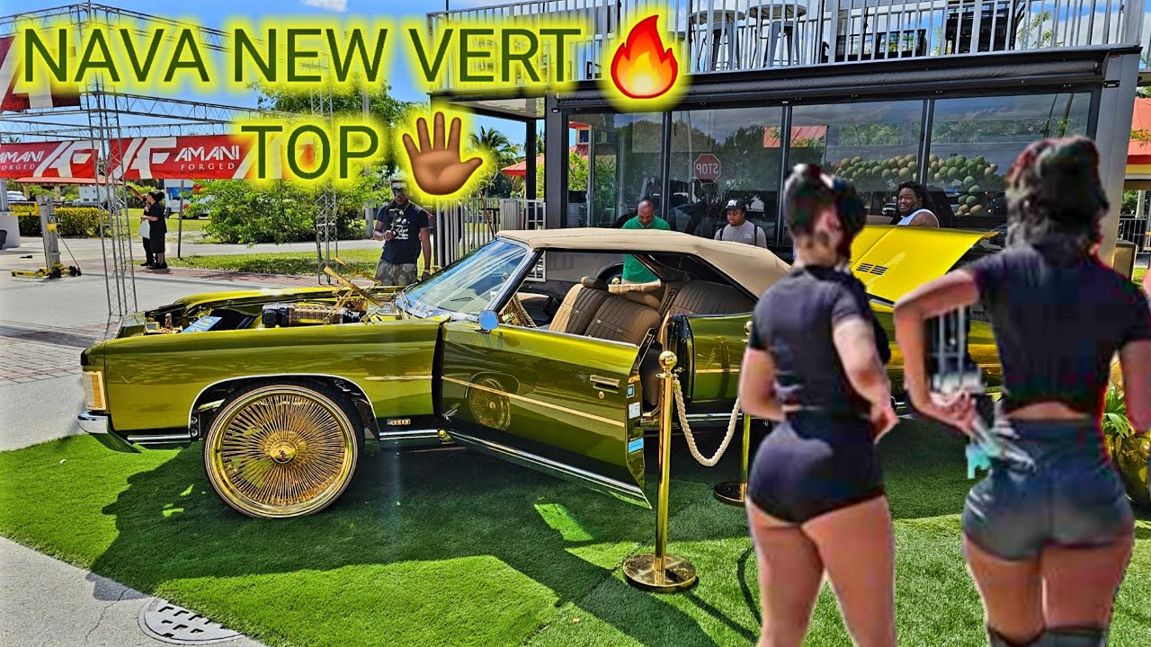 NAVA EASTER SUNDAY CARSHOW BROWARD, FL 2K24 BIG RIMS / CUSTOM CARS ...