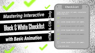 Mastering Interactive Black u0026 White Checklist with ... | Doovi